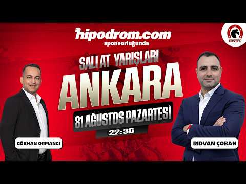 01 Eylül 2026 // Ankara At Yarışı Tahminleri // Gökhan Ormancı - Rıdvan Çoban