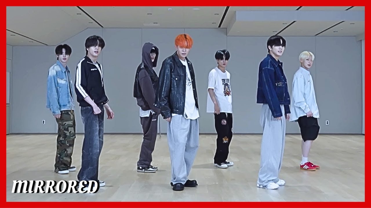 ENHYPEN - 'Brought The Heat Back' Dance Practice Mirrored (4K) - YouTube
