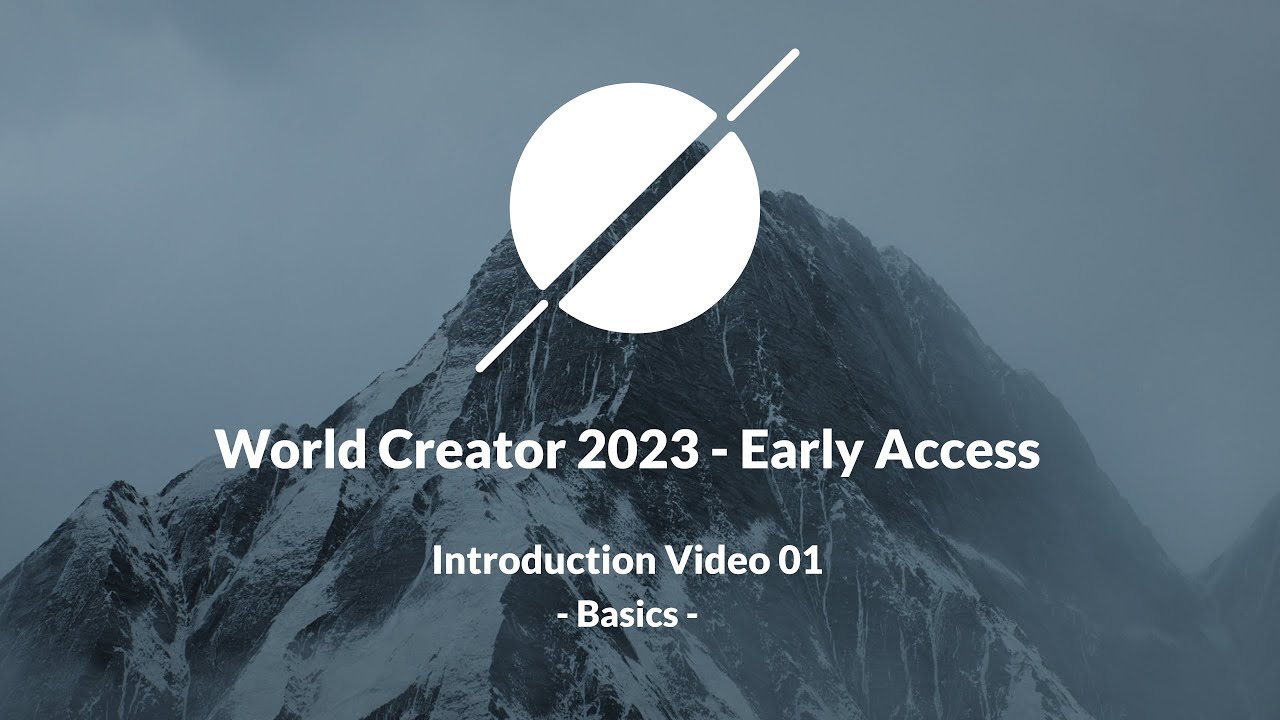 World Creator 2023 Early Access Preview - Tutorial 01: Basics - YouTube