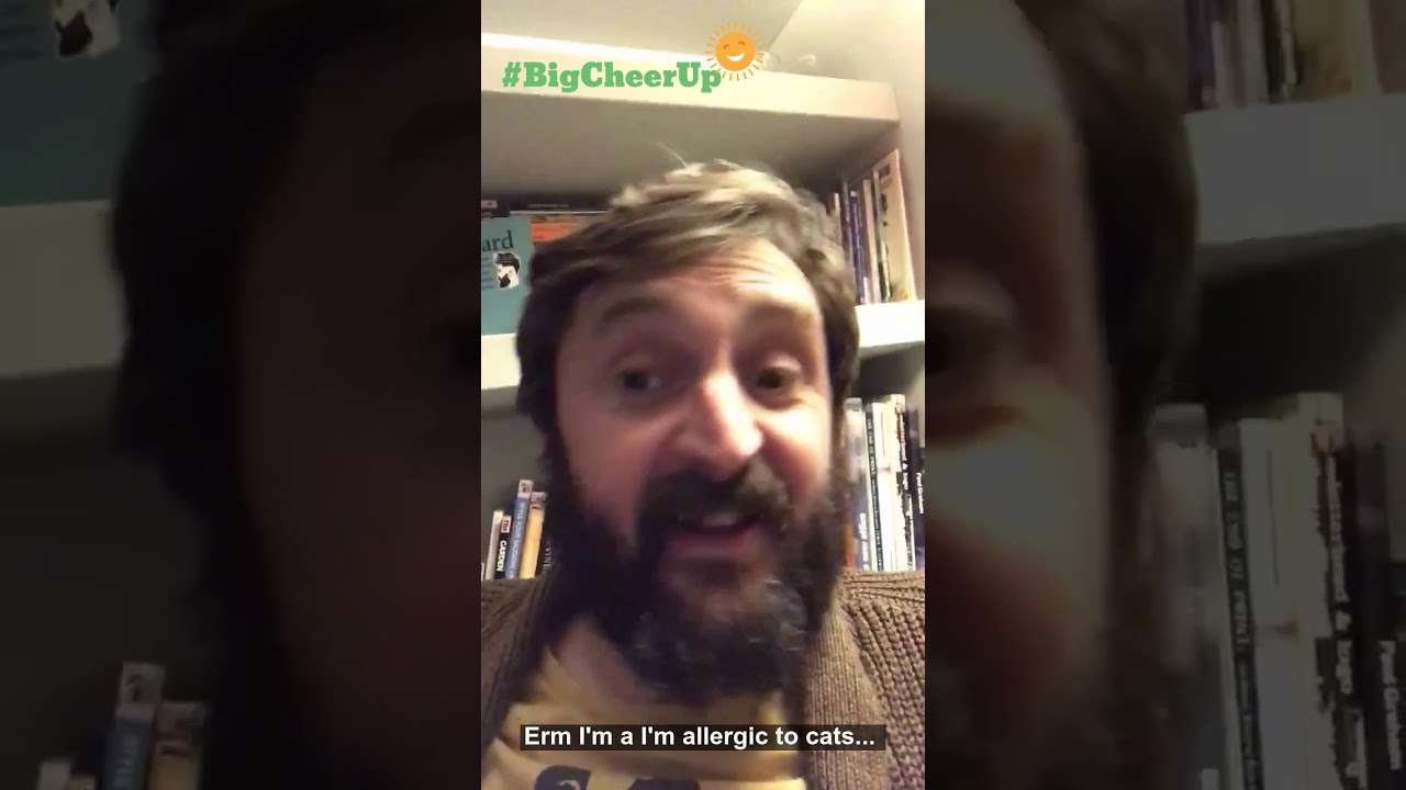 Joe Wilkinson is funny just being Joe Wilkinson. Here's his #BigCheerUp ...