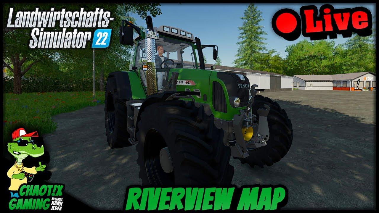 LS22 ★ Neue Karte, neues Glück ★ Riverview Map #Wand bemalen - YouTube