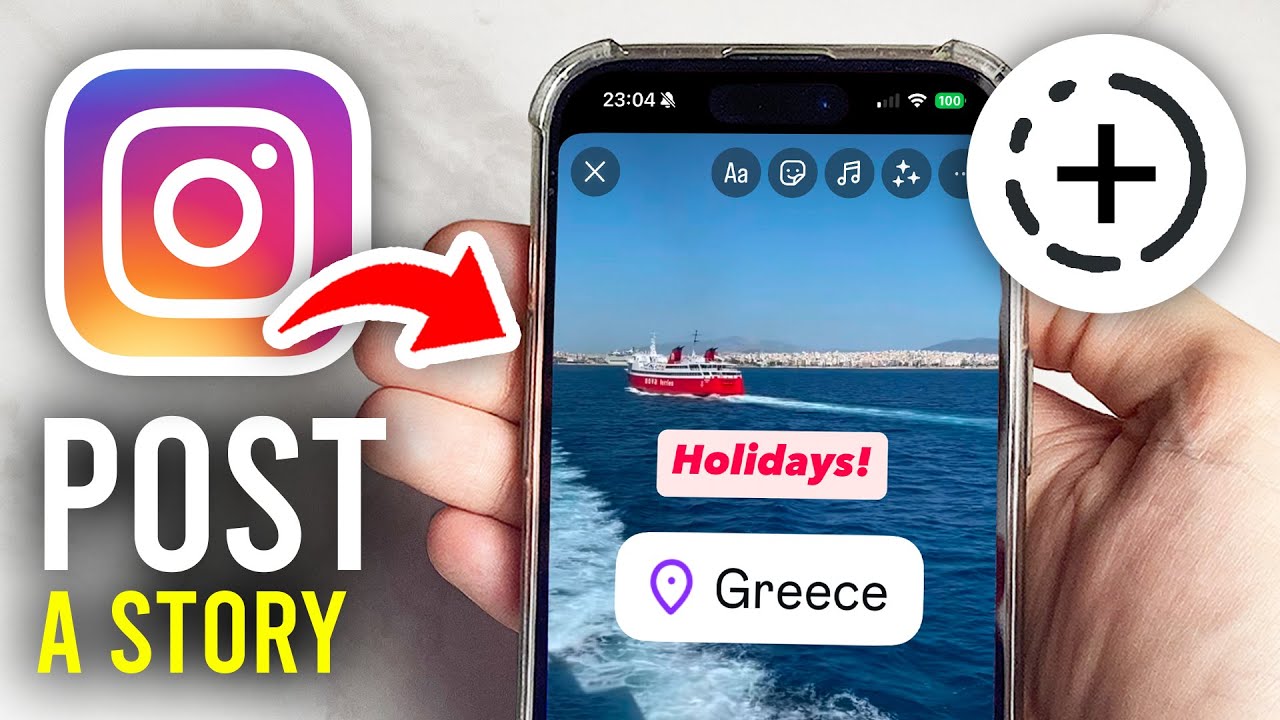 How To Post A Story On Instagram - Full Guide - YouTube