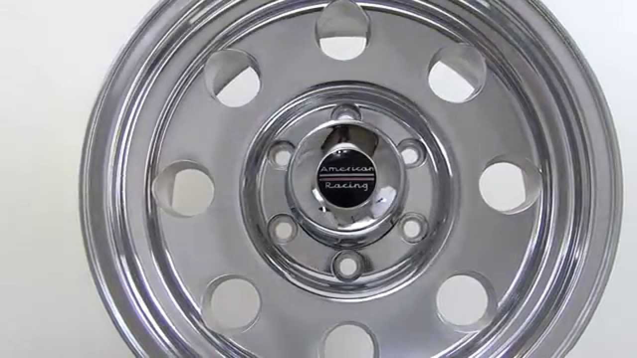 American Racing Baja AR172P Polished Wheels Rims 16x8 - YouTube