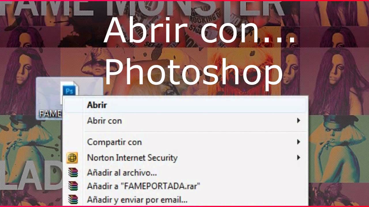 TutorialesPhotoArt - Cómo abrir los formatos PSD con Photoshop - YouTube