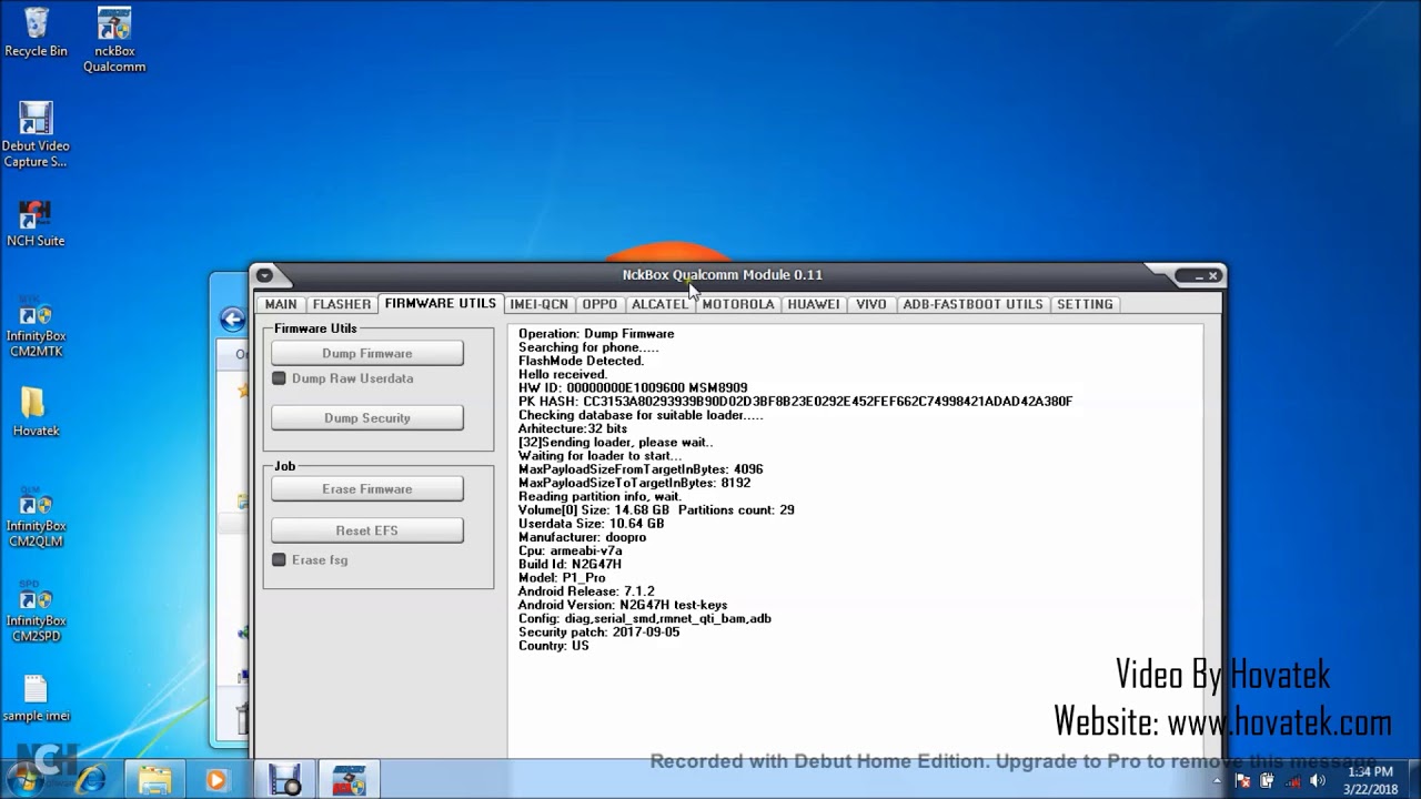 How to use NCK Pro Box to backup Qualcomm Android firmware - YouTube