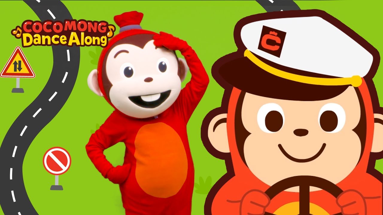 Sing the English nursery song "Wheels on the bus" with Cocomong. - YouTube