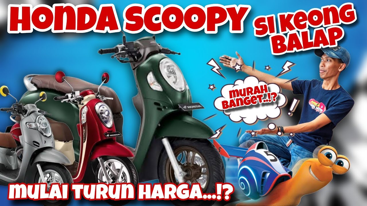 motor bekas murah, si keong balap, honda scoopy turun harga..!!?? aneka ...