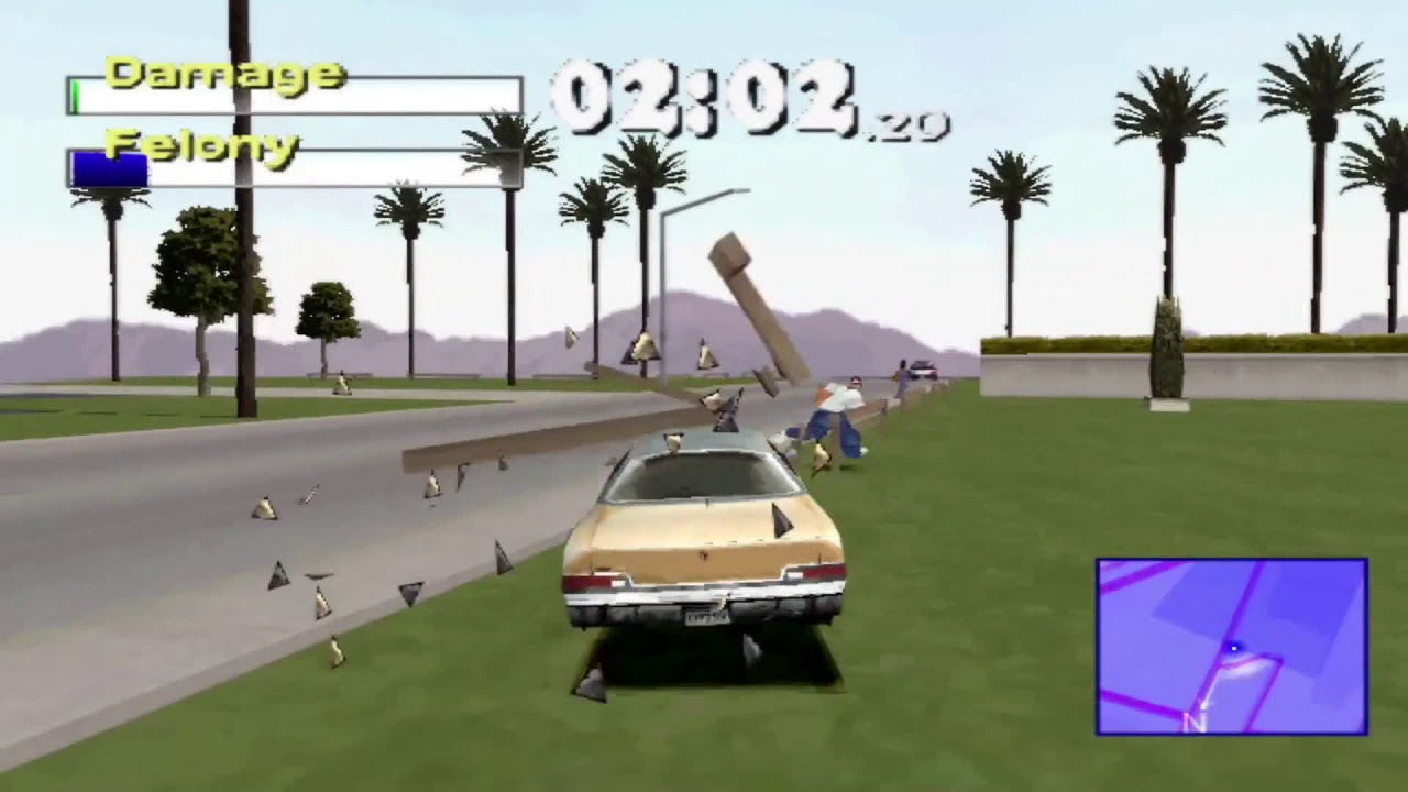 [PS1] Driver 2 - Walkthrough #15 - Las Vegas: Car Bomb - YouTube