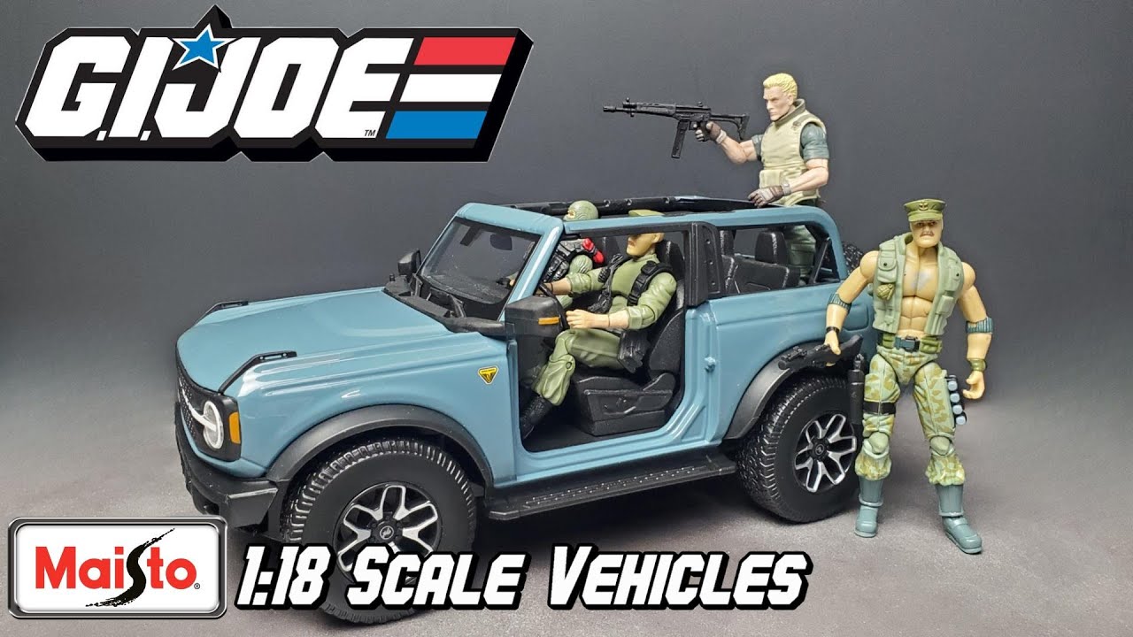 GI JOE Vehicle on a Budget - Maisto 1:18 Ford Bronco #gijoe #maistocars ...