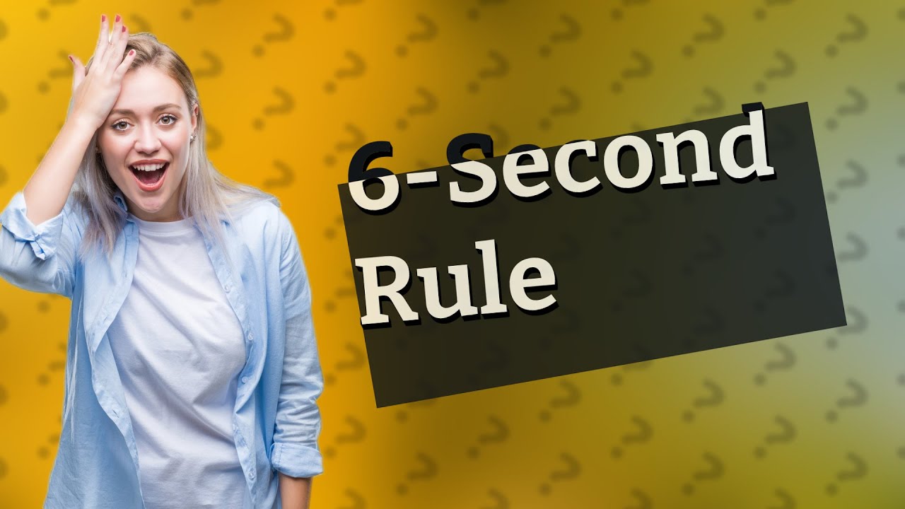 What is the 6 second rule in football? - YouTube