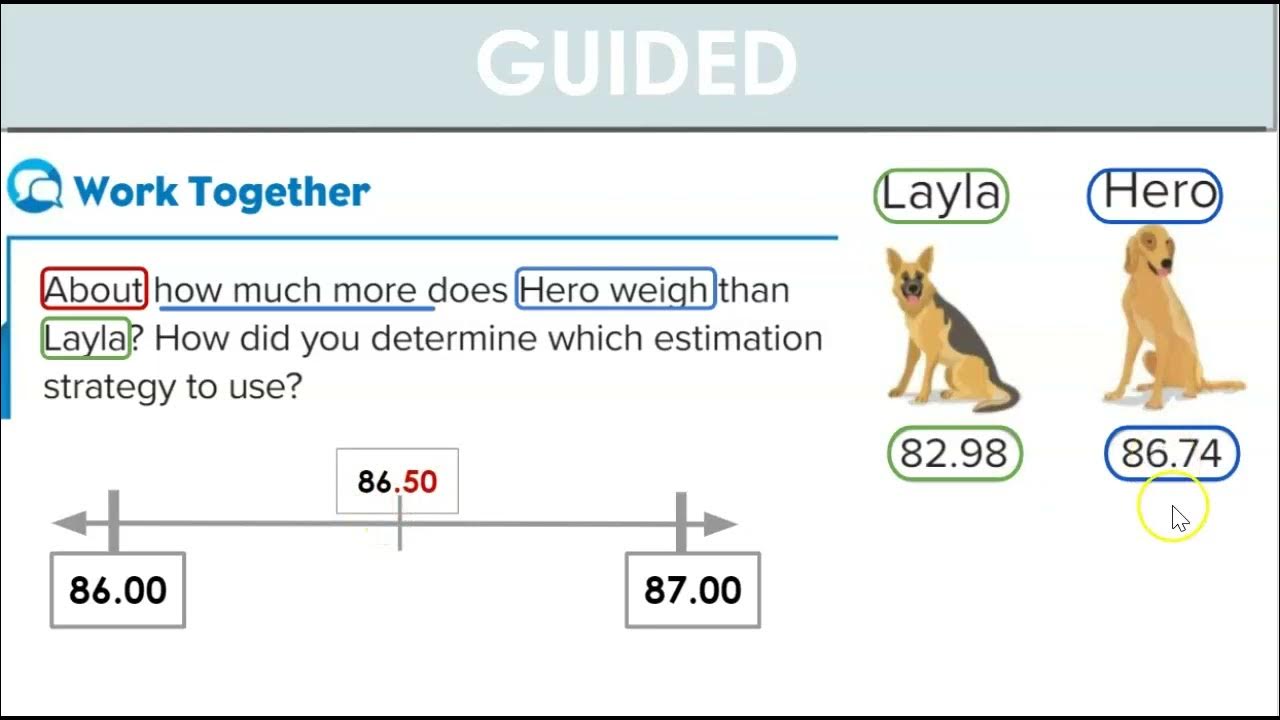 L4-1: GUIDED Video- ESTIMATE Decimal SUMS & DIFFERENCES - YouTube