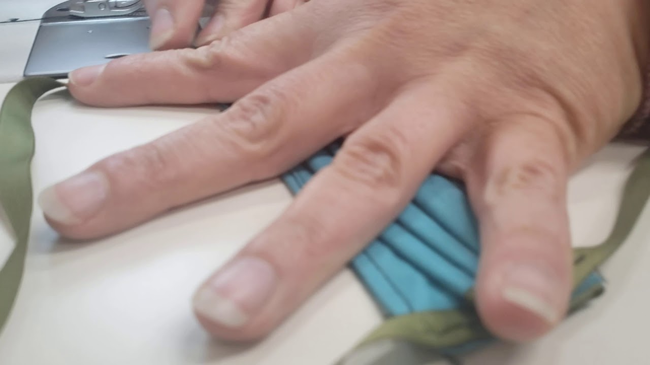 DIY Fabric Face Mask with Strings - YouTube