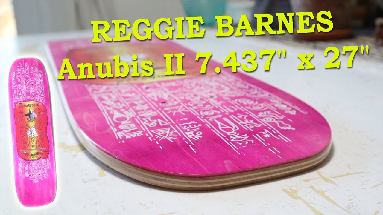 Decomposed REGGIE BARNES - Anubis II freestyle skateboard deck Not ...