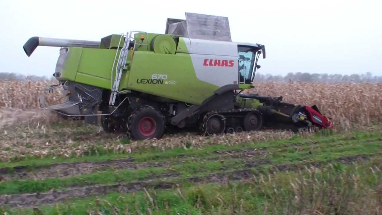 Claas Lexion 670 TT, Mais 2013 - YouTube