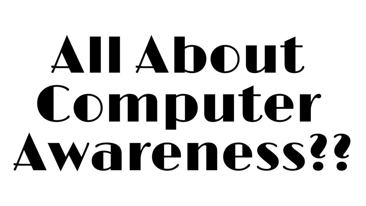 Computer awareness sources???Is it worth to start early?? - YouTube