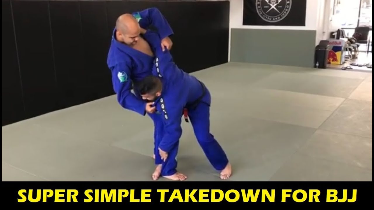 Super Simple Takedown For BJJ by Thiago Ximenes - YouTube
