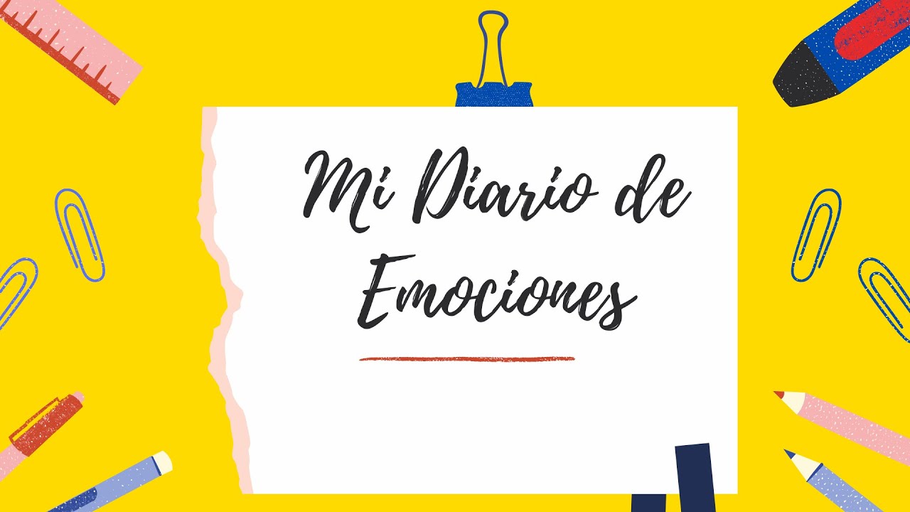 Diario de emociones - YouTube