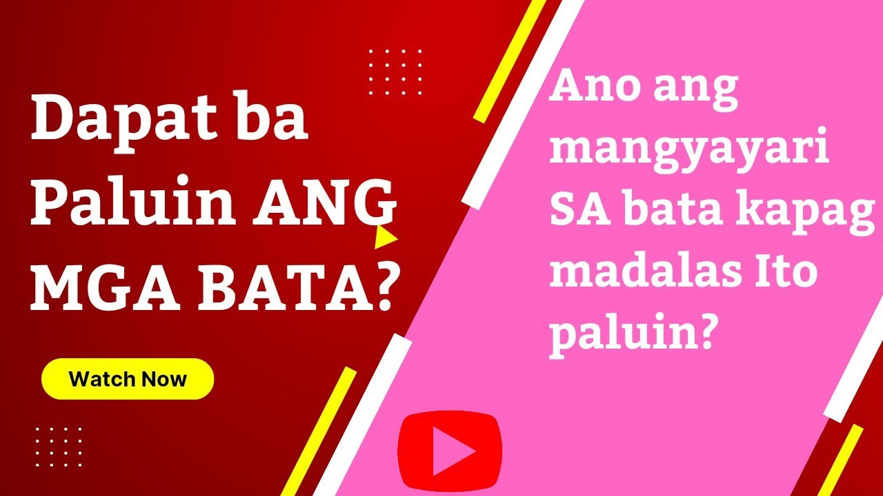 BAKIT PINAPALO ANG MGA BATA? - YouTube