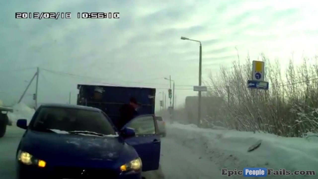 Epic Semi Truck Fail! - YouTube