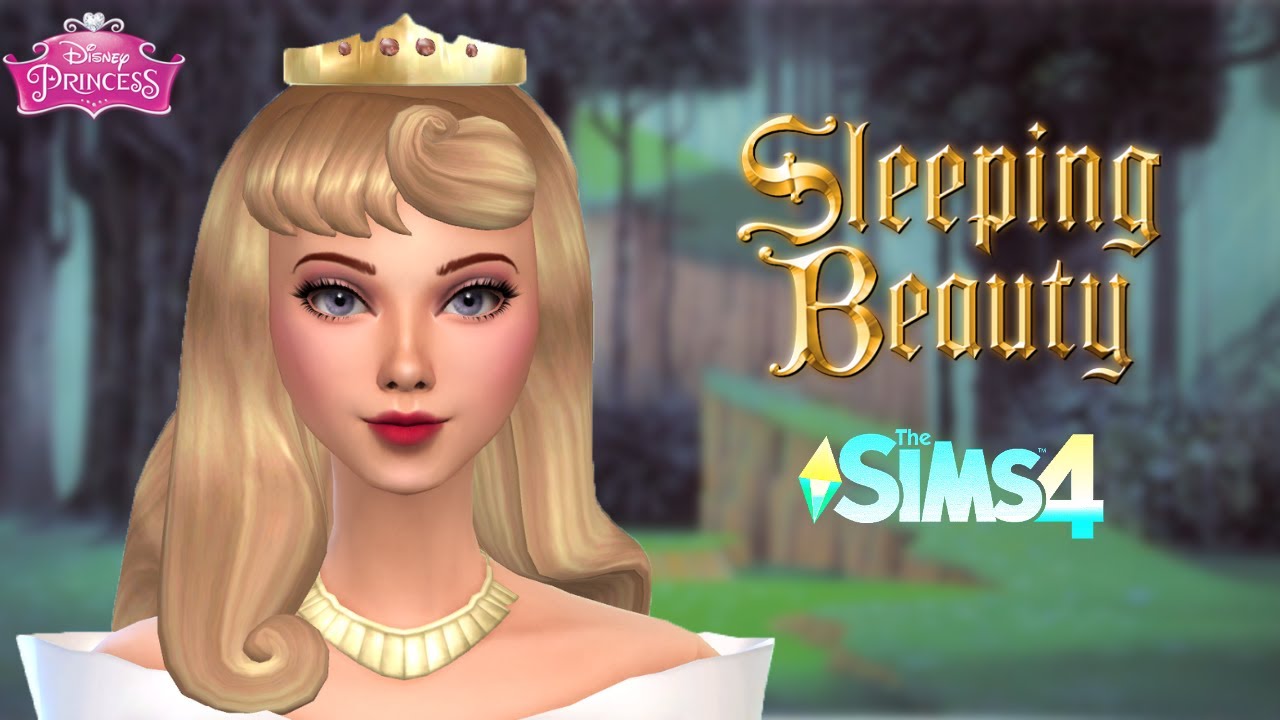Aurora "Sleeping Beauty" (+ CC Links) // The Sims 4: Create A Sim - YouTube