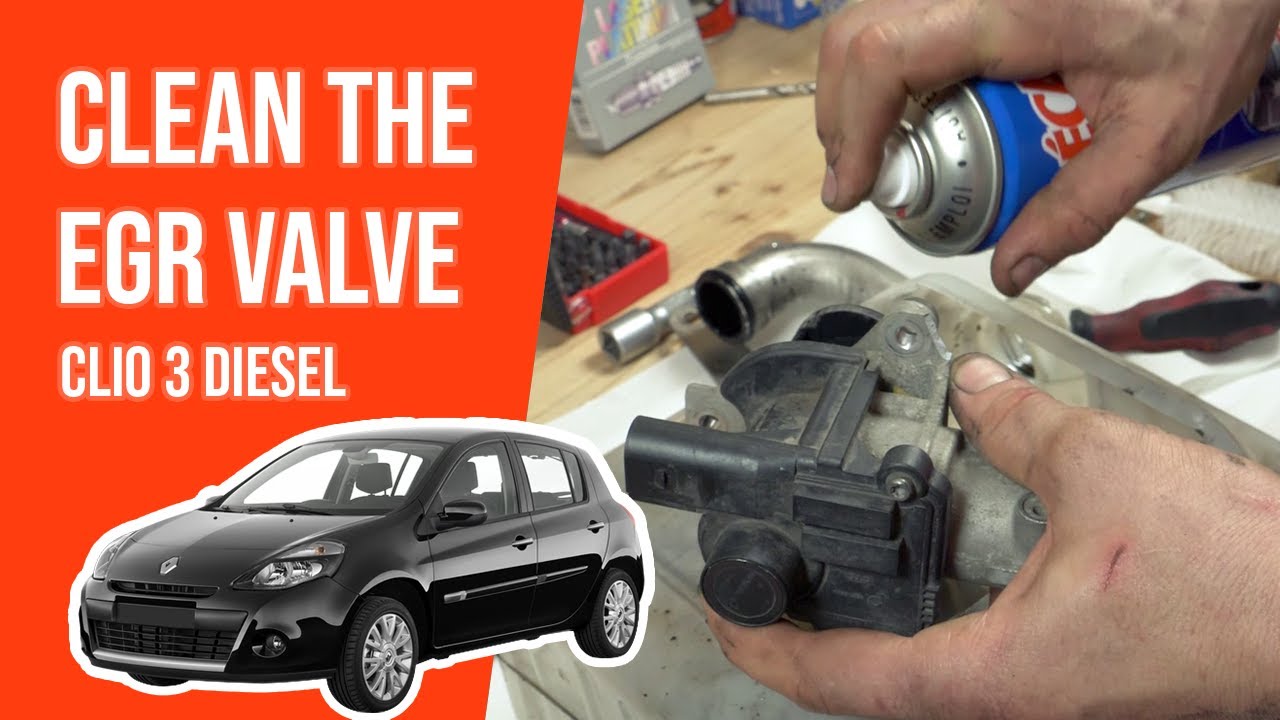 How to clean the EGR valve Clio mk3 1.5 dCi ♻️ - YouTube