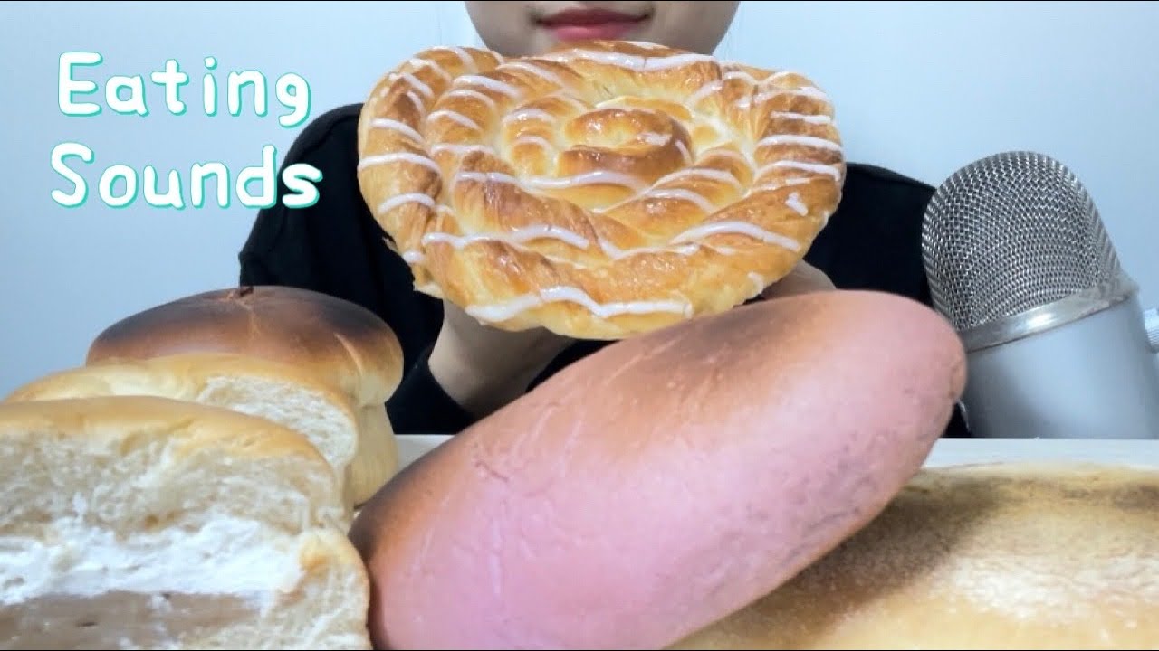 [ASMR/咀嚼音] 菓子パン Sweet Bread Eating Sounds mukbang 먹방 - YouTube