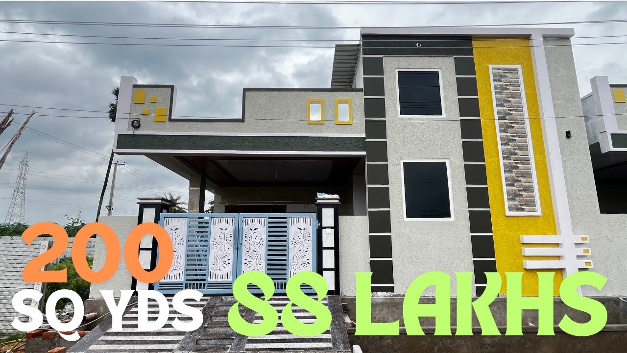 TS97 || 2 BHK WEST FACE SIMPLEX || 200 SQ YDS || 88 LAKHS @HYDERABAD ...