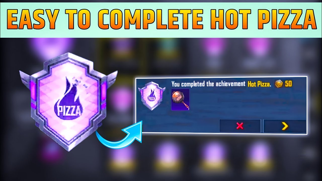 EASY WAY TO COMPLETE HOT PIZZA ACHIEVEMENT IN BGMI PUBG || TRICK TO ...