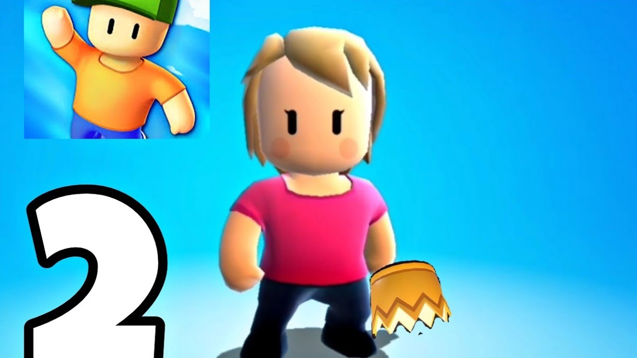 Stumble Guys walkthrough Gameplay #2- (Rocket Rumble) new map - YouTube