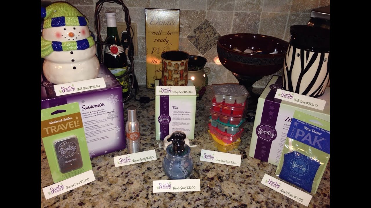 Scentsy Event/Home Show Pricing Cards - YouTube