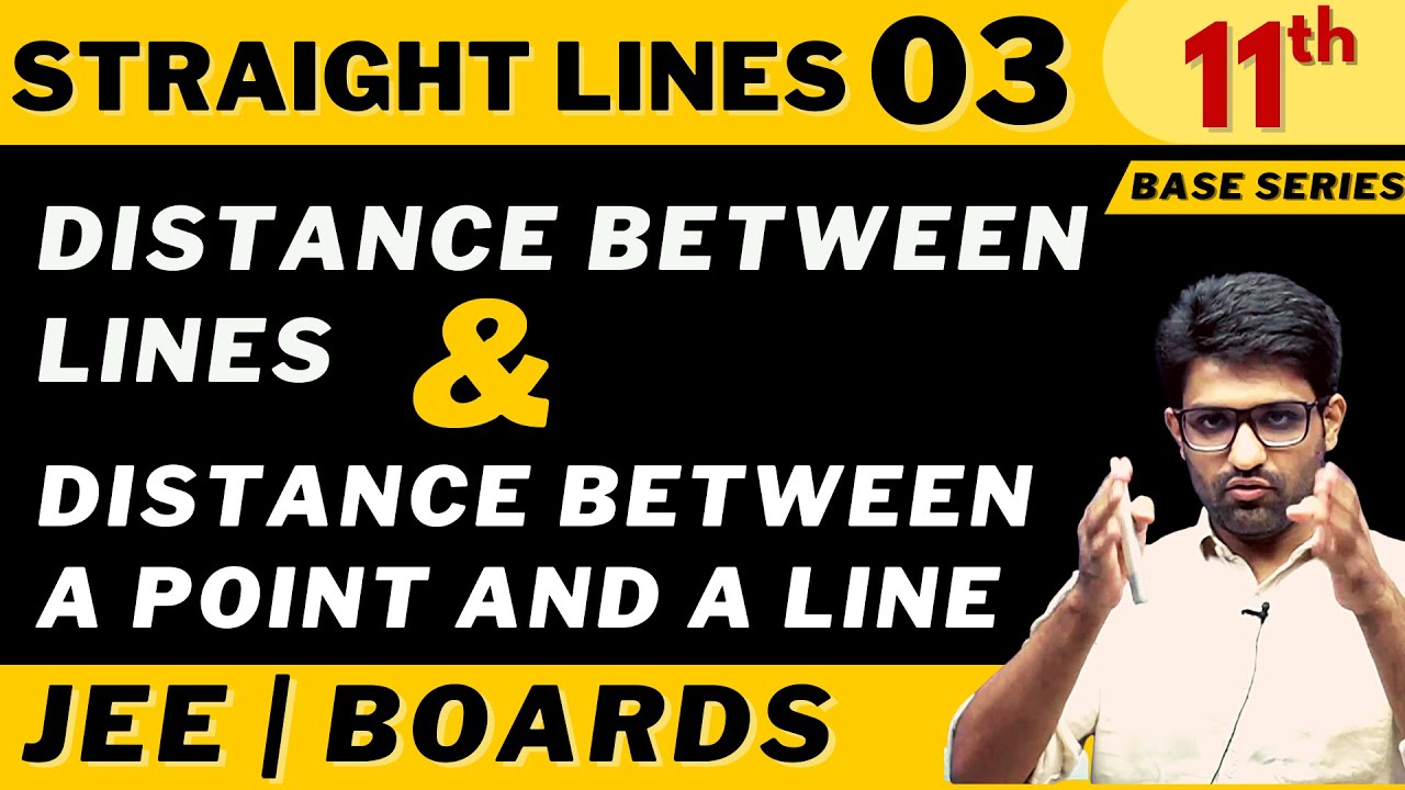 Straight Lines 03 Distance Between Lines Distance Between A Point And A Line Class 11th straight-lines-03-distance-between-lines-distance-between-a-point-and-a-line-class-11th