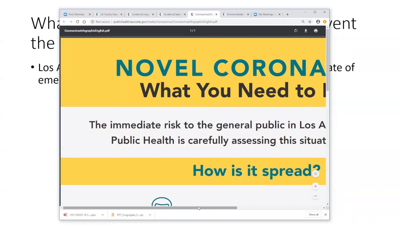 Preparing for COVID-19 in Congregate/Communal Settings - YouTube