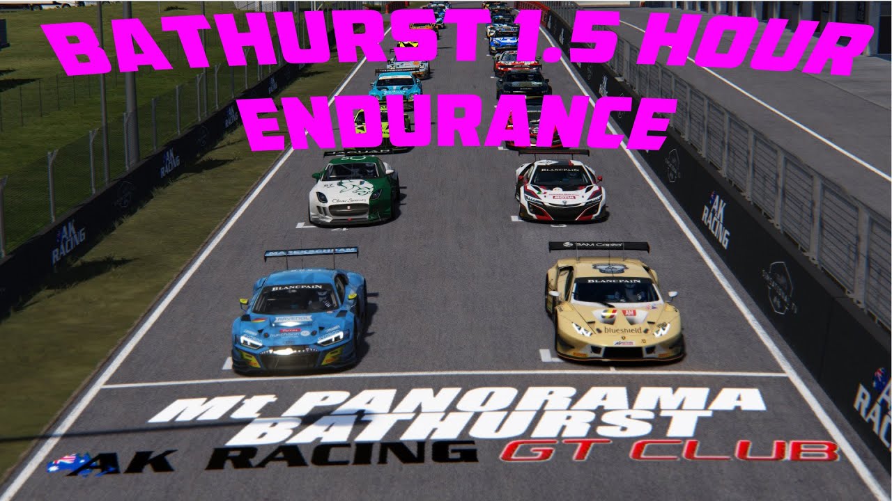 AK RACING/GT CLUB- GT3- BATHURST 1.5 HOUR - YouTube