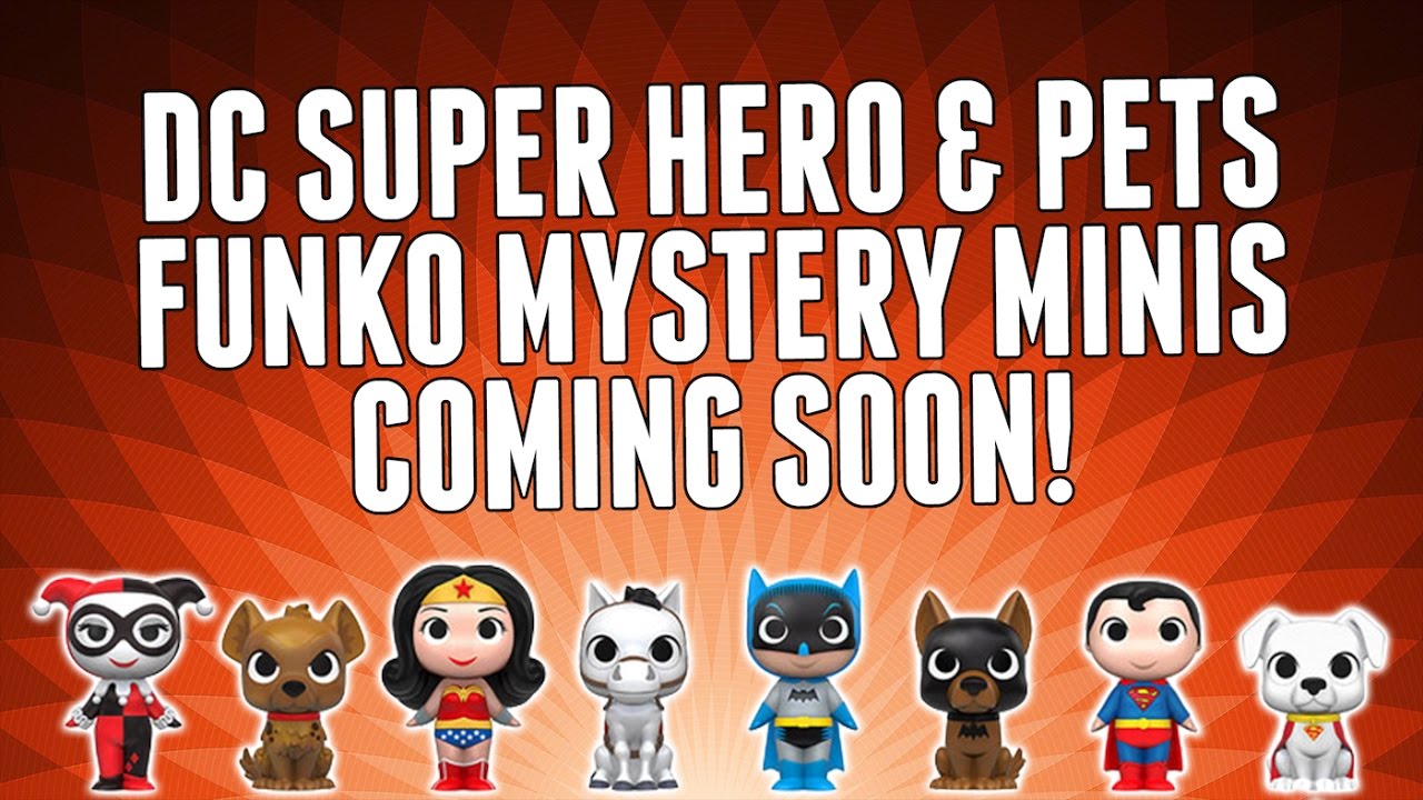 DC Superheroes & Companions Funko Mystery Minis Coming Soon! Superhero ...