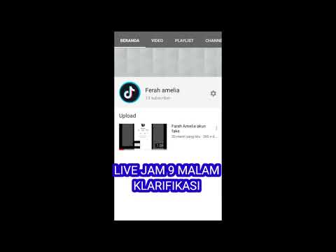 Akun real ferah Amelia Live di yt jam 9