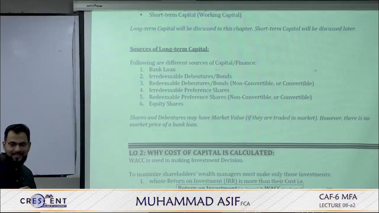 Caf 06 Mfa Muhammad Asif Fca Autumn 2024 Session Lecture 8b Youtube