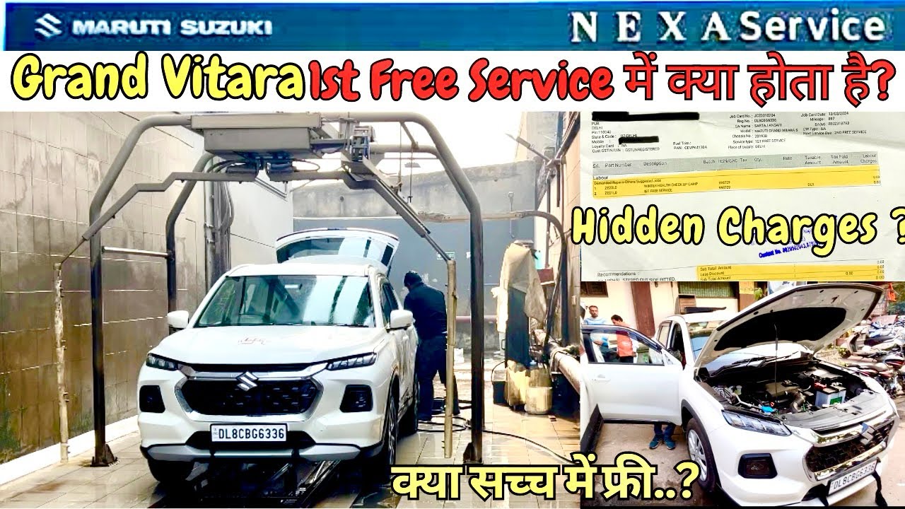 1st Free Service | Car Service | Nexa Experience | Grand Vitara Service ...