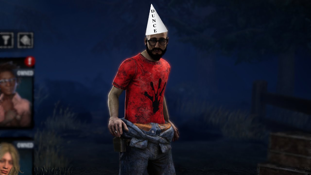 the most unintelligent stupid horrible dbd gameplay you'll ever see ...