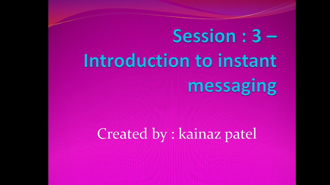 Class 10th IT Instant Messaging YouTube Class 10th IT Instant Messaging YouTube