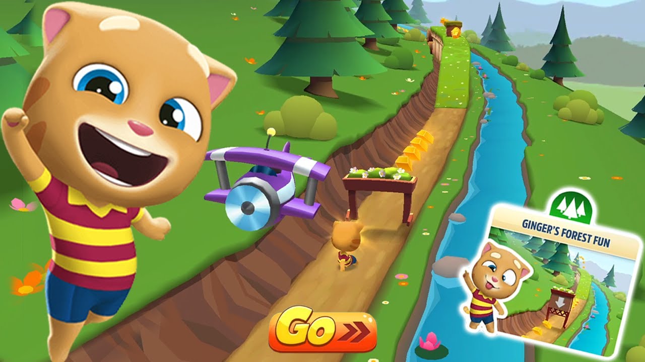 Talking Tom Gold Run Gameplay Part 94 - Boss Fight with Talking Ginger ...