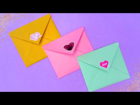 Kağıttan Zarf Yapımı | Kolay Zarf Nasıl Yapılır?🤩💌