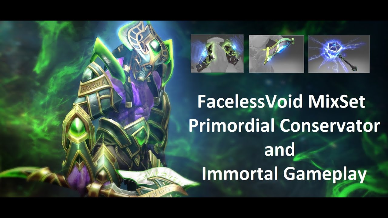 Faceless Void Arcana 2020 Runner Up Mix Cache Set with Immortal - YouTube