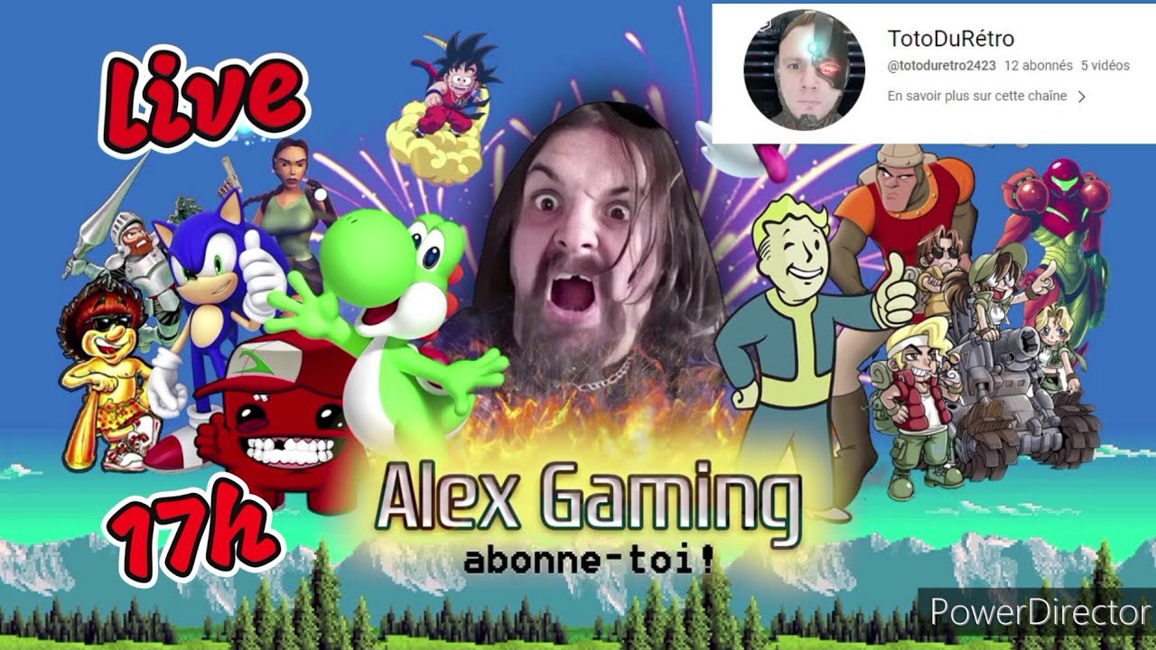 Alex Gaming va être en direct ! avec totoduretro collection débat et ...