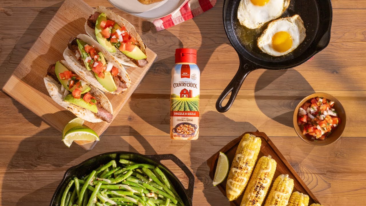 Country Crock® Drizzle & Sizzle - YouTube
