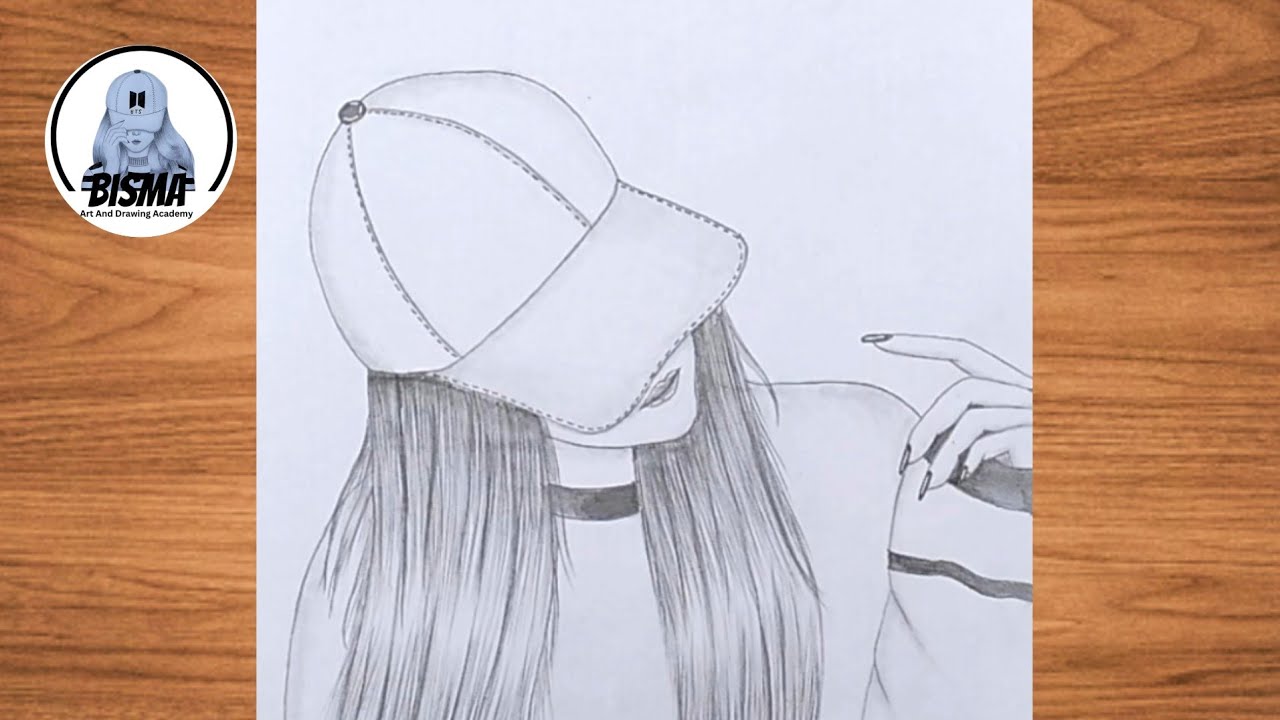 How to draw - A Girl with Cap || Girl drawing || Nasıl çizilir - YouTube