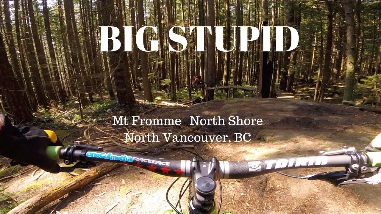 Big Stupid in the North Shore, Mt Fromme, North Vancouver, BC FAT BIKE ...