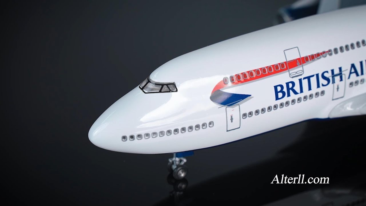 1:150 British Airways Boeing 747 Airplane Model l#airplanemodel #boeing ...