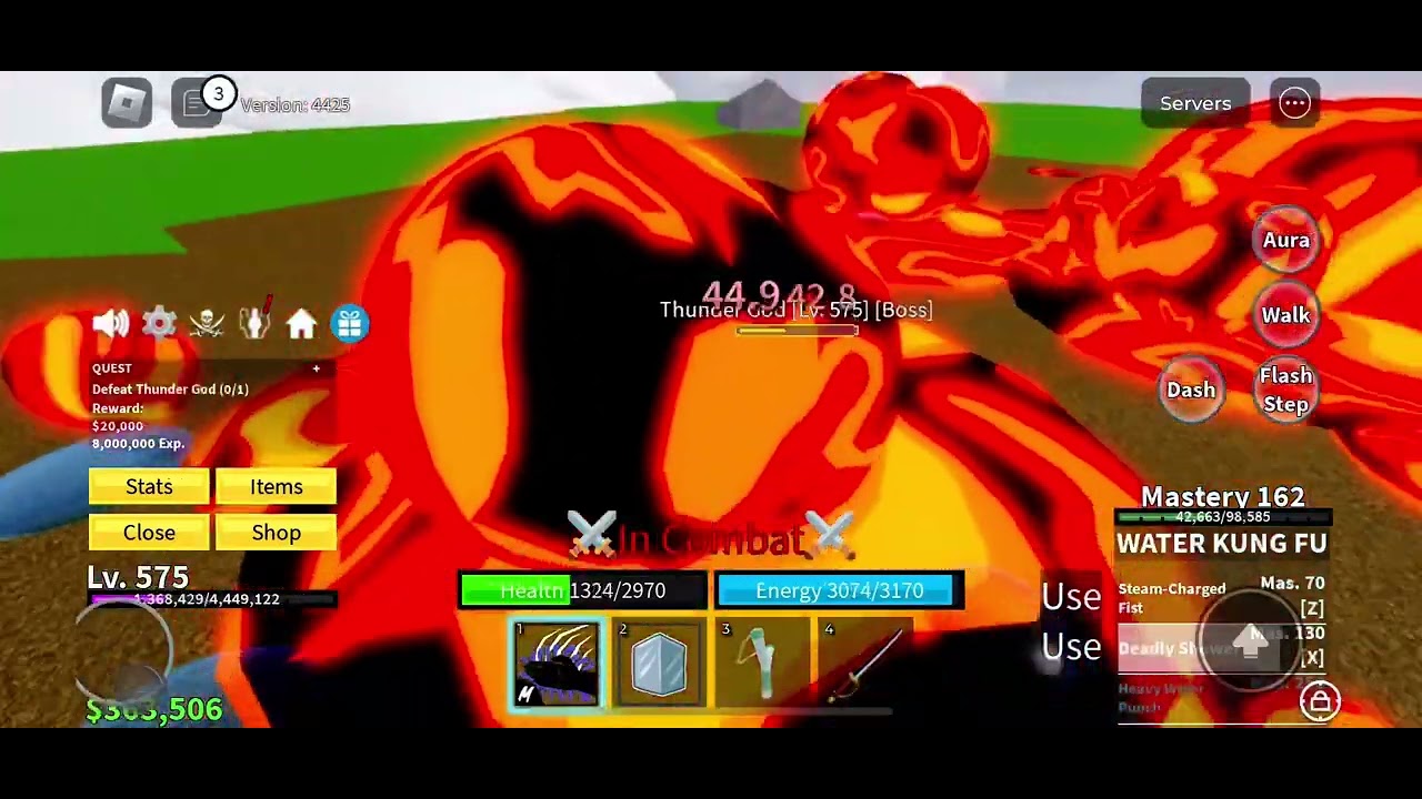 What a fight. My first time fighting thunder god - YouTube
