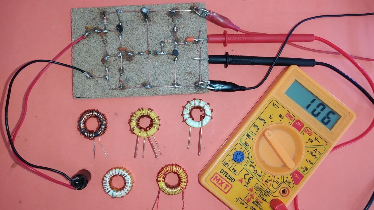 Incrível testador de Indutância de Bobinas - Indutimetro Caseiro - YouTube