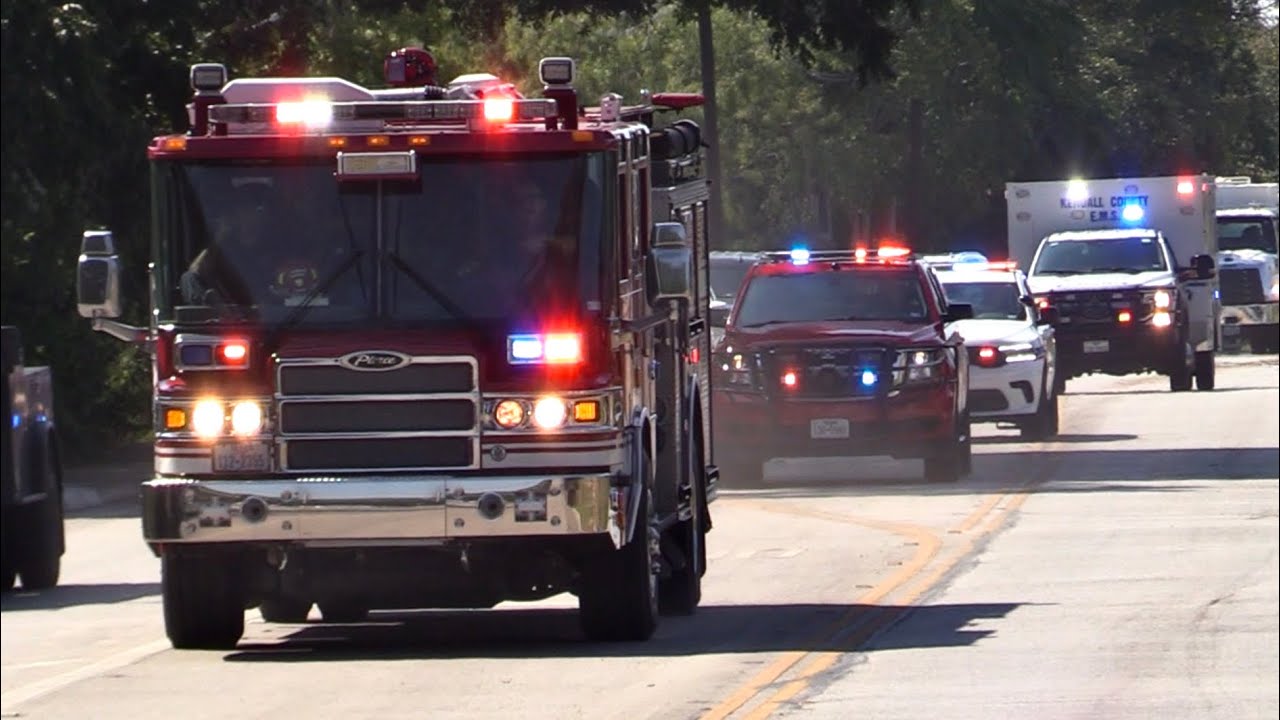 Boerne Fire Department Engine 40, Command 41, EMS Supervisor & Medic 4 ...